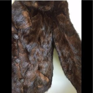 Jackets & Coats | Vintage Mink Short Peacoat Fur Coat | Poshmark